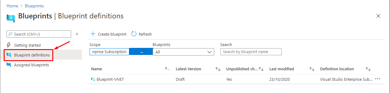 Azure Blueprint – Azurebrains